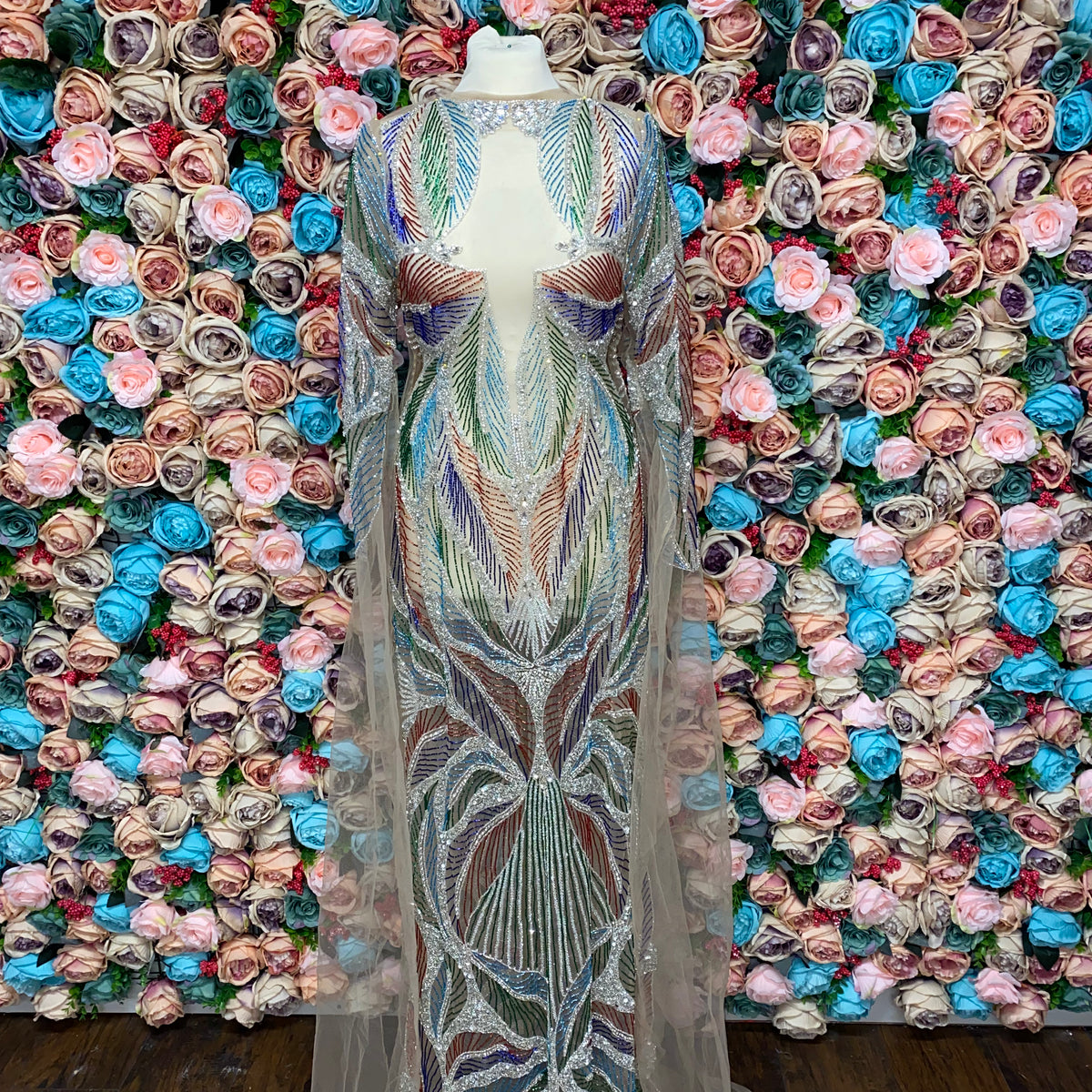 Panel- Long multicolour panel – Diana Fabrics