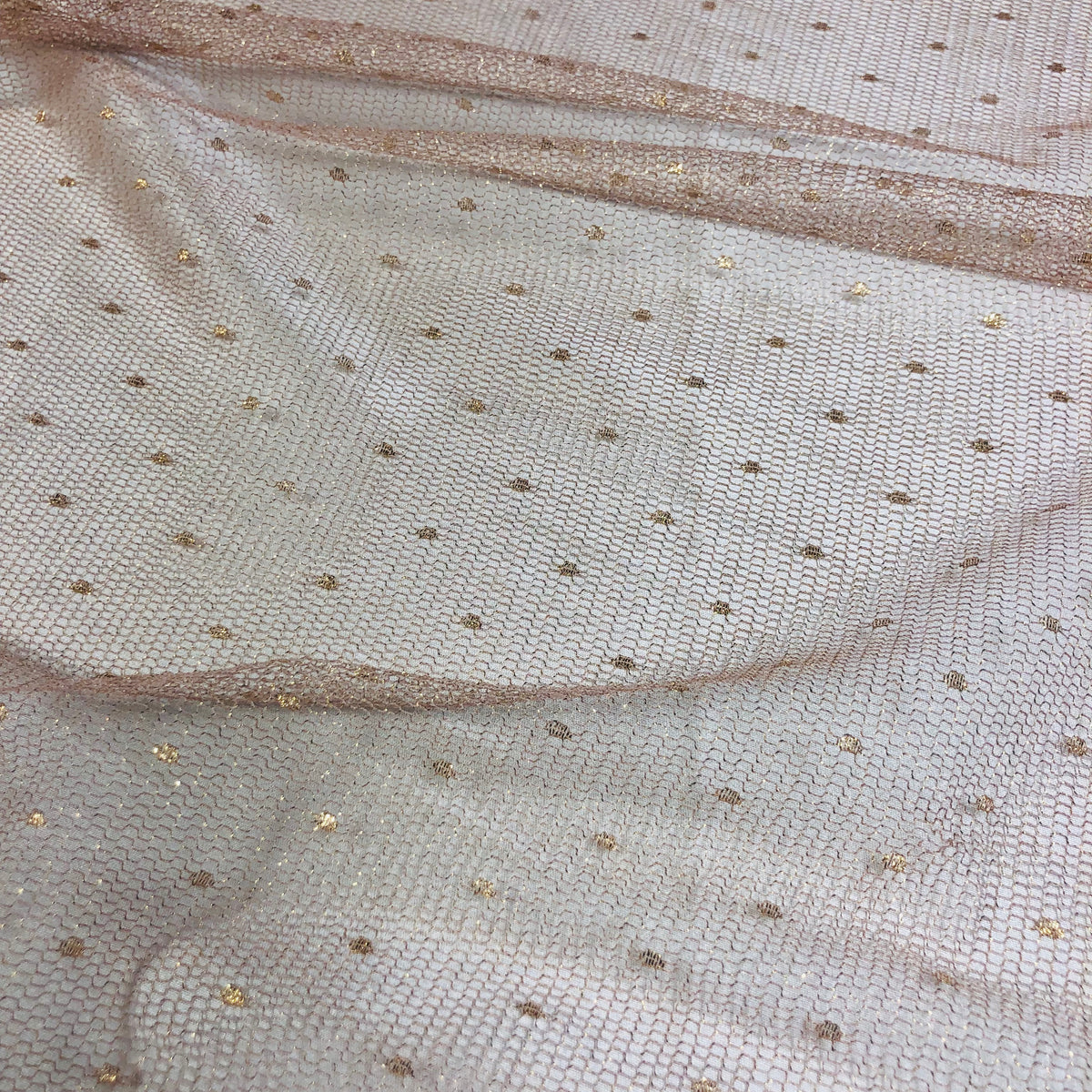 French dotted mesh – Diana Fabrics