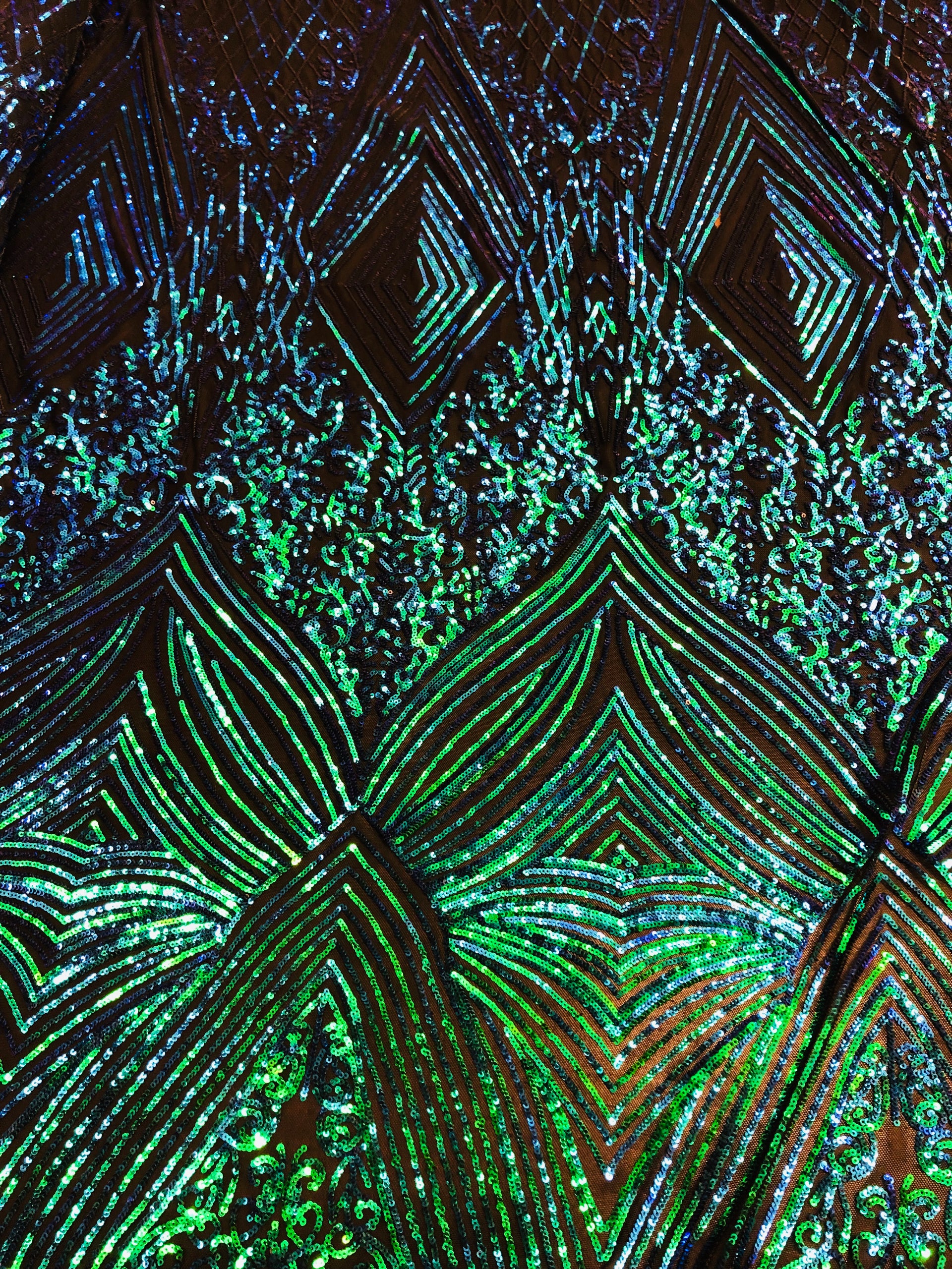 Iridescent Diamond sequin – Diana Fabrics